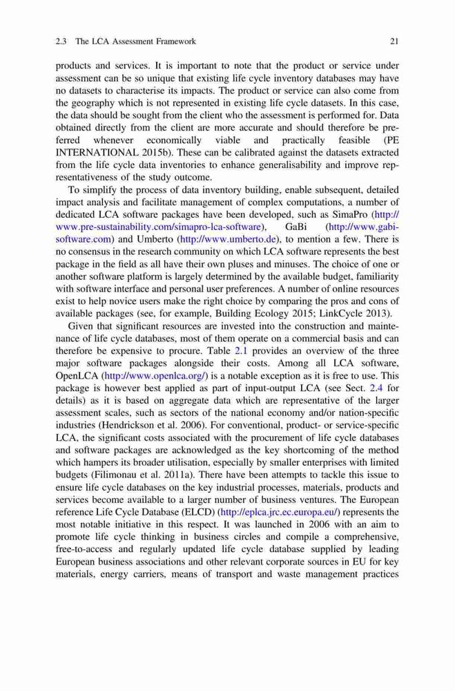 Life Cycle Assessment (LCA) and Life Cycle Analysis in Tourism: A ...