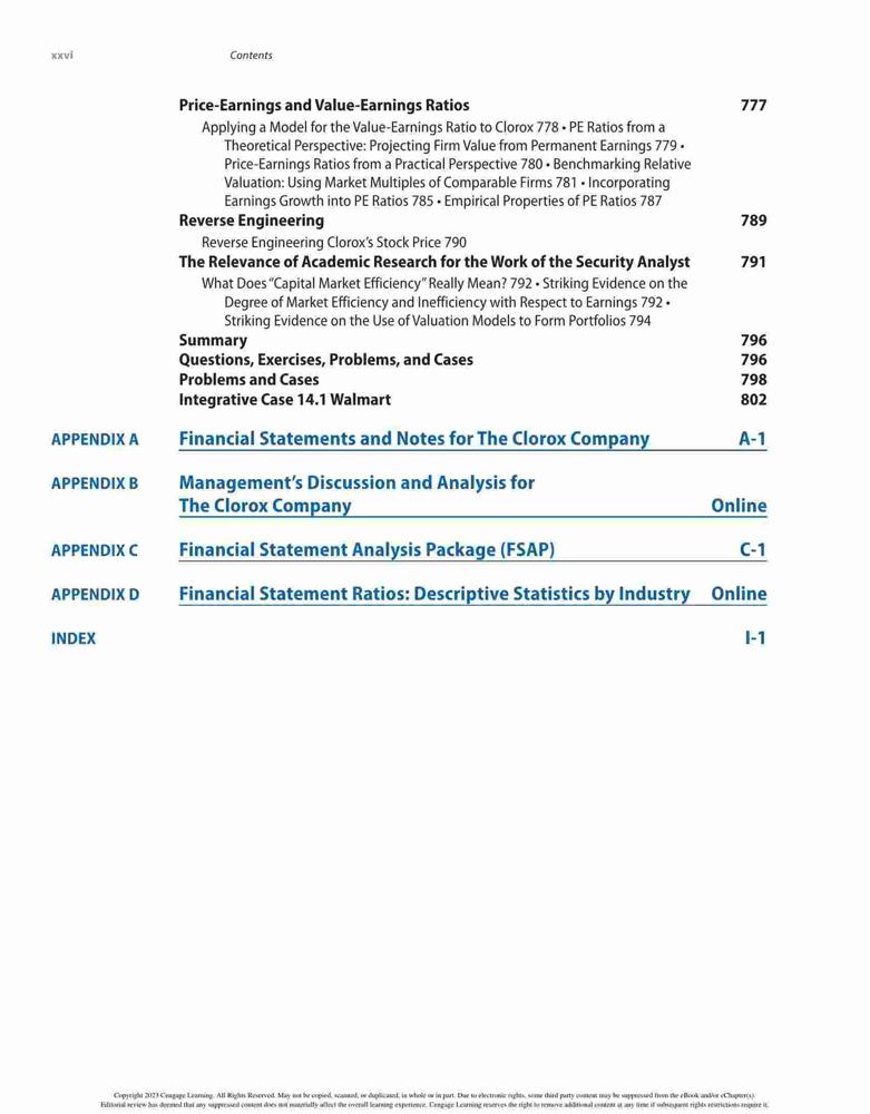 Financial Reporting, Financial Statement Analysis and Valuation, 10th ...