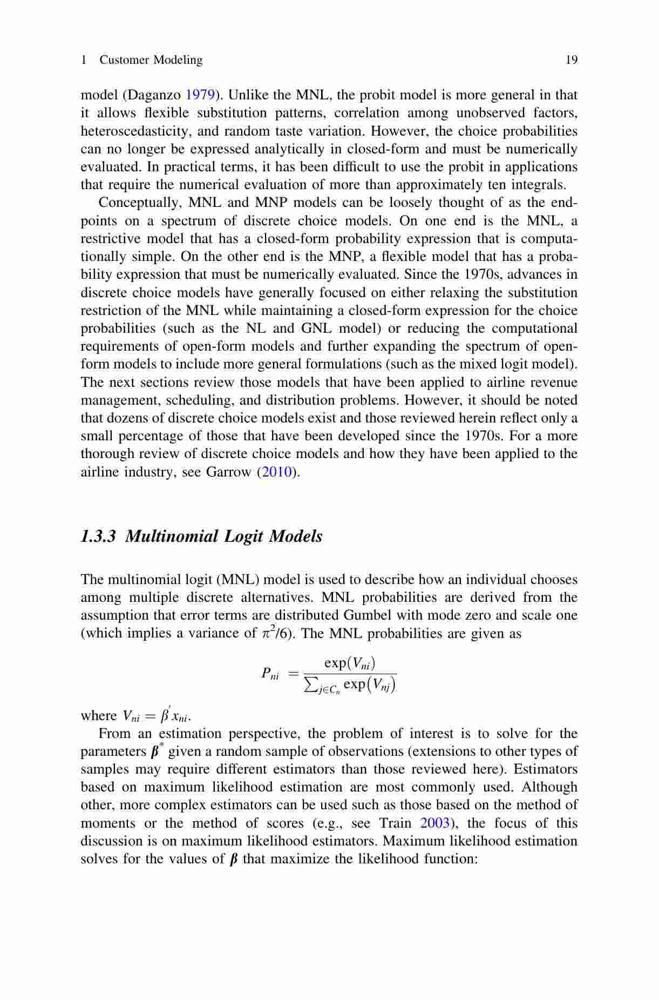 Quantitative Problem Solving Methods in the Airline Industry: A ...