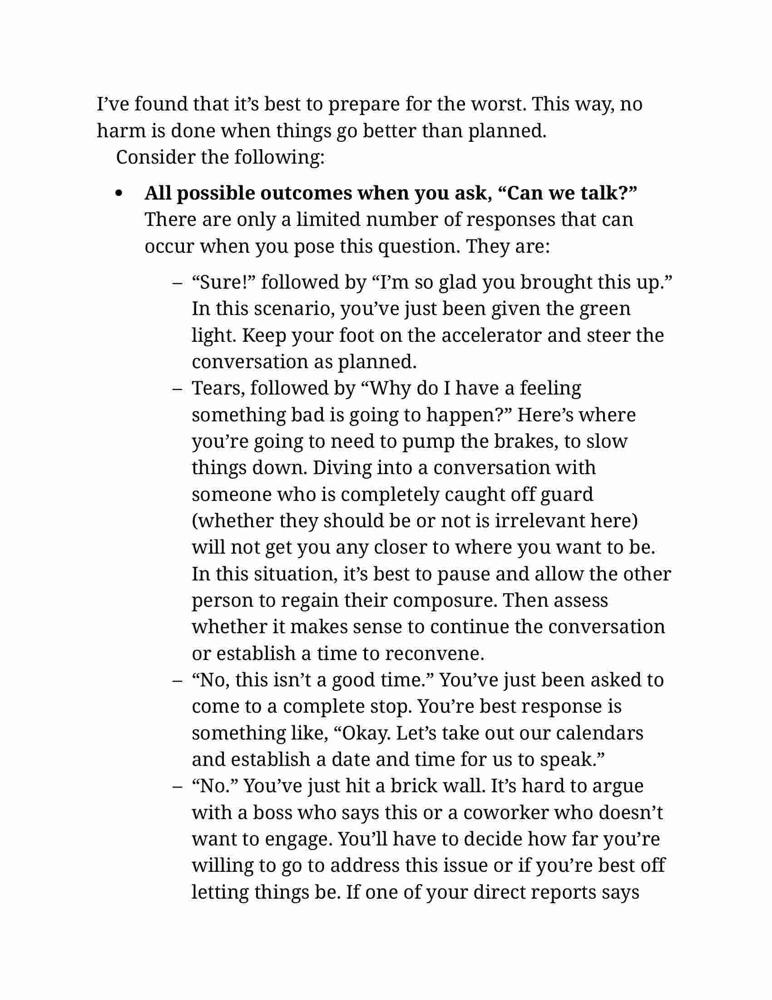 Can We Talk?: Seven Principles for Managing Difficult Conversations at ...