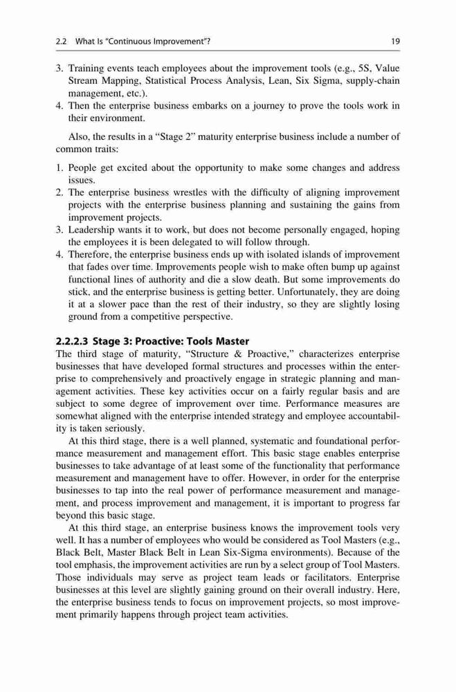 A Guide to Continuous Improvement Transformation: Concepts, Processes ...